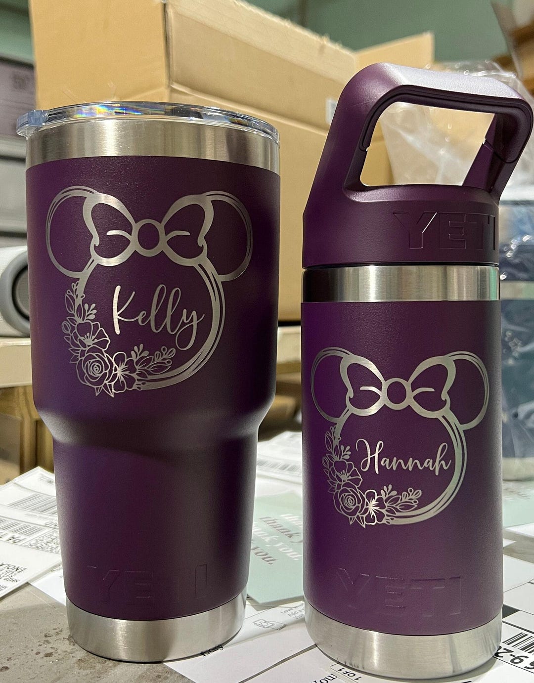 Personalized Disney YETI Cups / Kids Marvel Vacation Rambler Jr ...