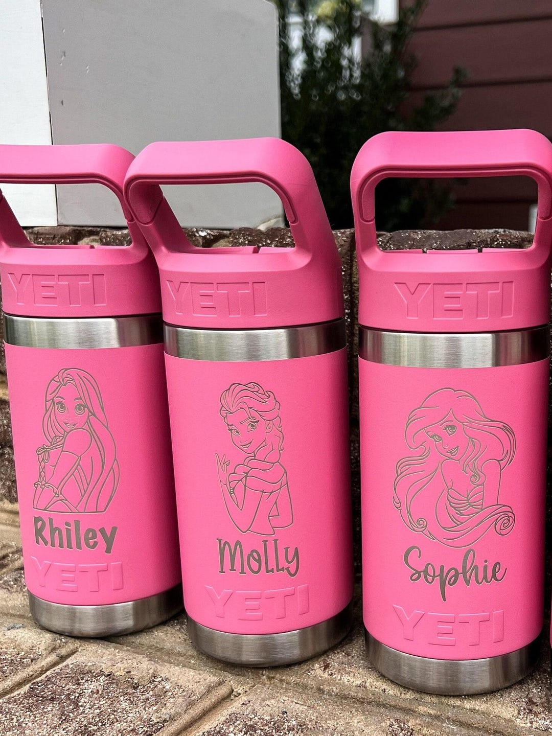 Personalized Disney Princess YETI Cup / Kids Vacation Straw Water ...