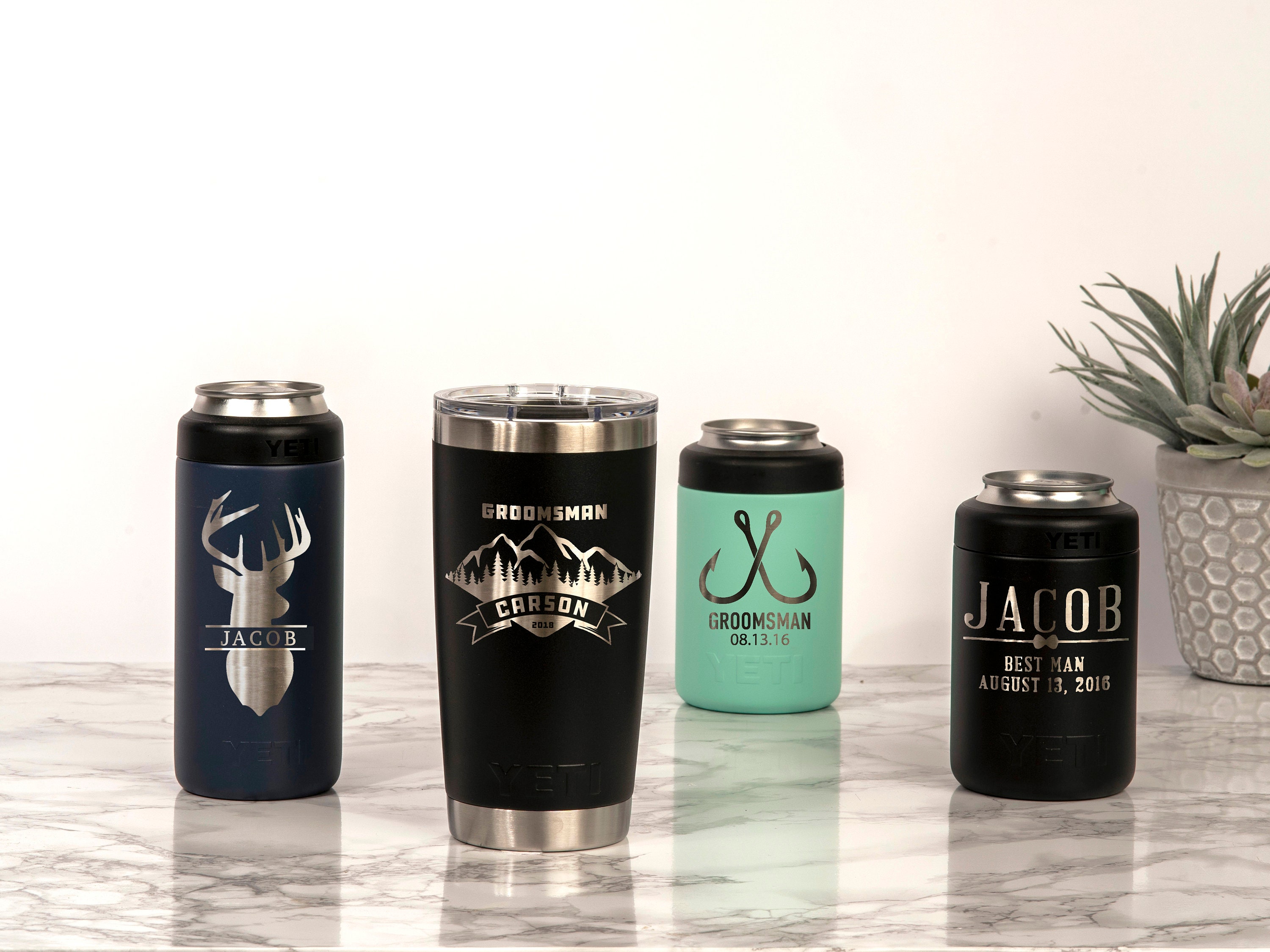 Personalized Groomsman YETI 30 Oz / Custom Best Man YETI 20 Oz - Etsy ...