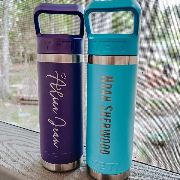 Yeti Water Bottle 18oz Personalized - Etsy