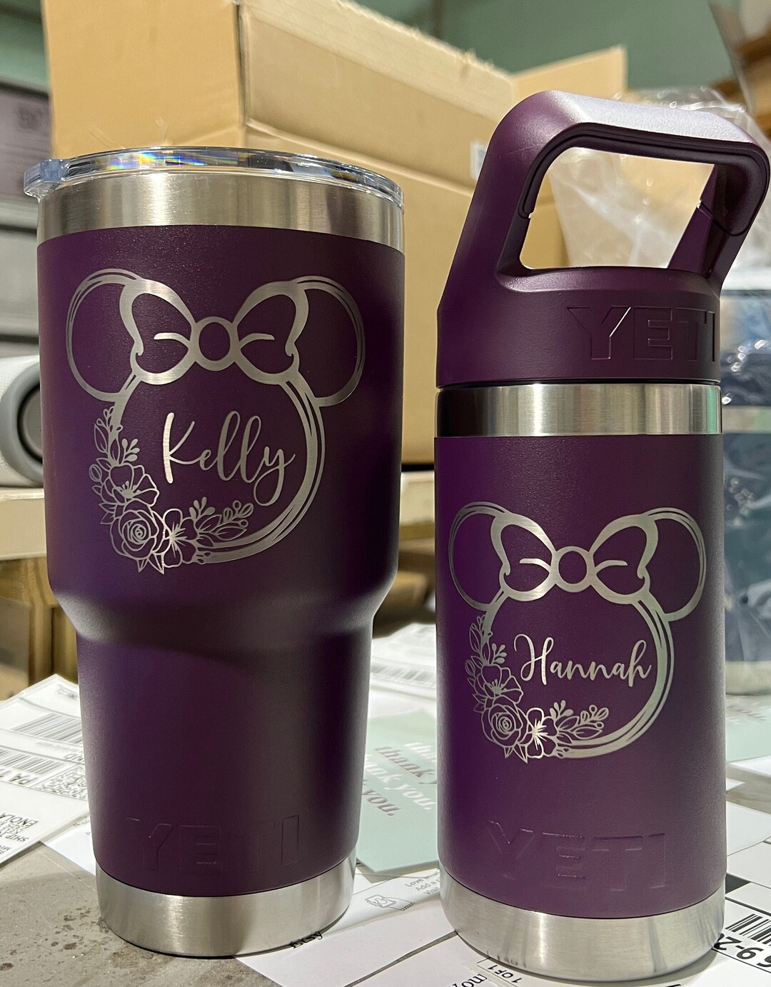 Personalized Disney YETI Cups / Kids Marvel Vacation Rambler Jr ...