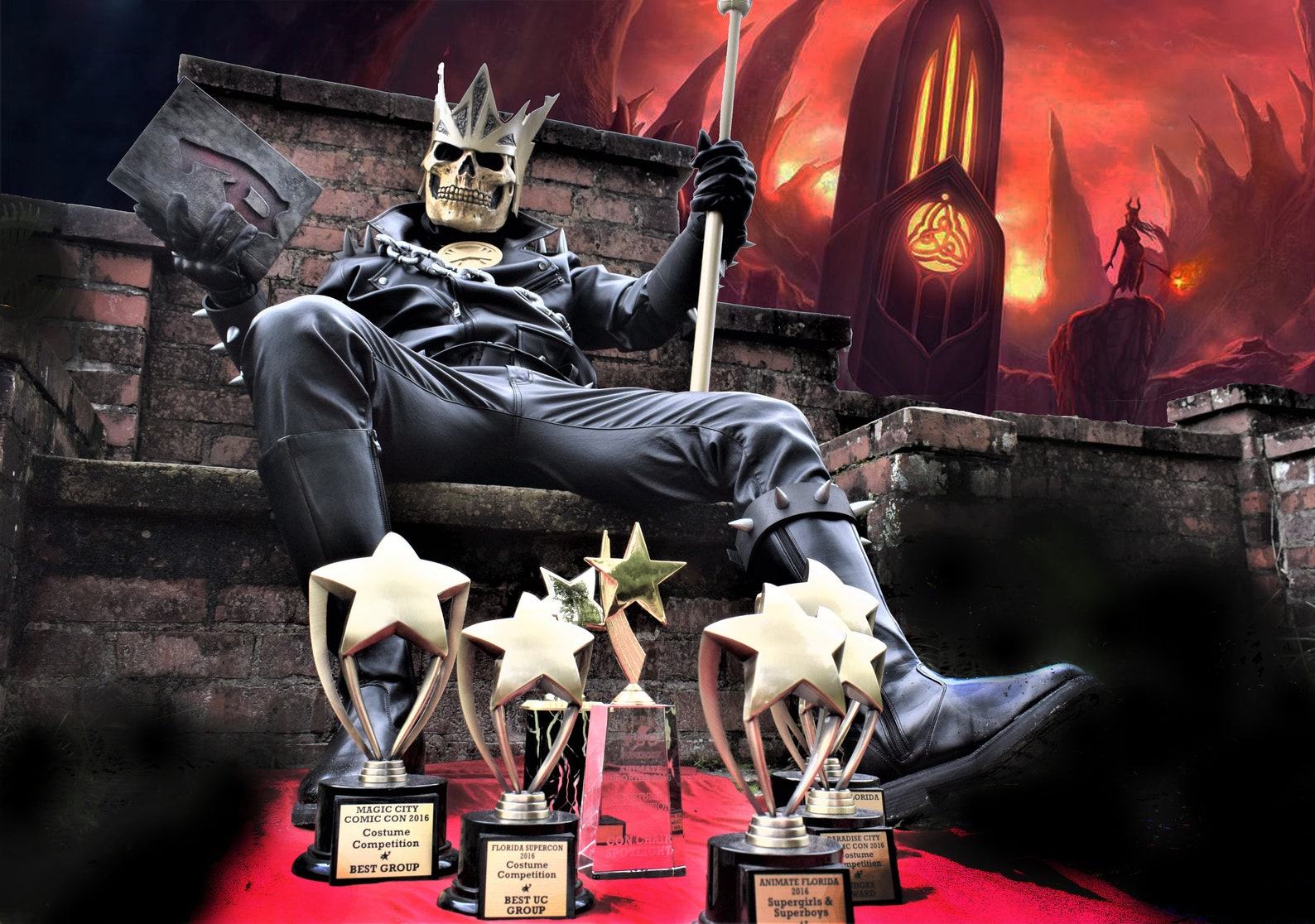 Ghost Rider King of Hell Crown Template - Etsy