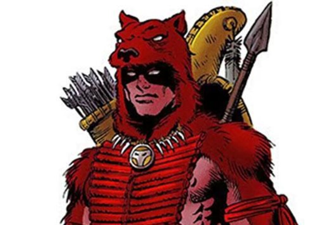 Red Wolf Marvel Medallion Logo Template - Etsy