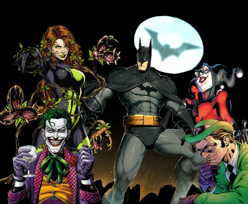 Character Compilation Poster Designs - Etsy