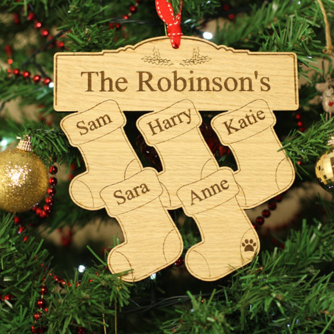 Laser Files Christmas Stockings Ornament Plaque Laser File 2-20 - Etsy