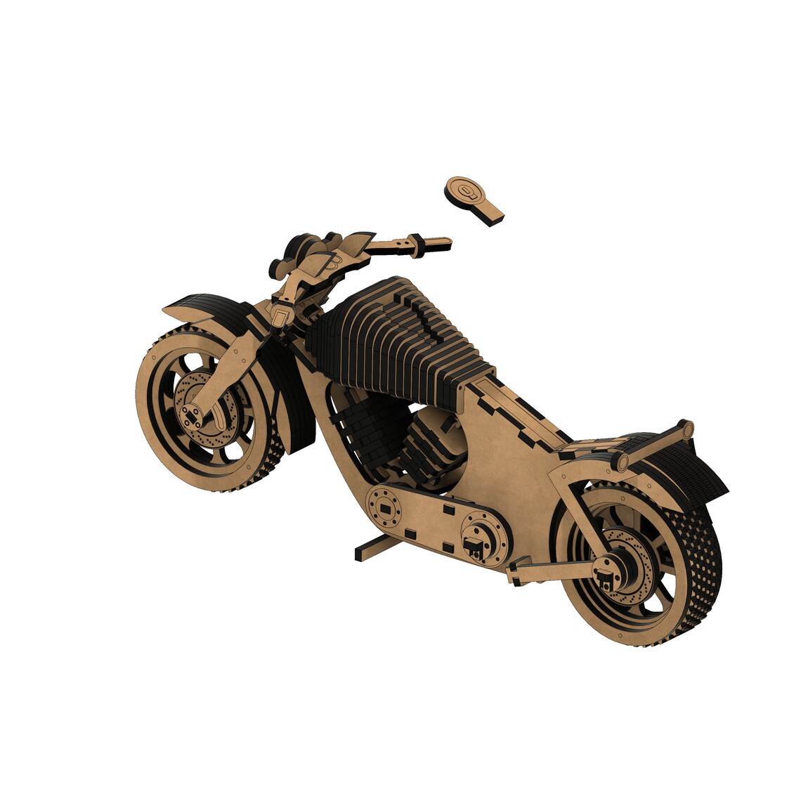 Motor Bike Laser Cut File for Glowforge SVG Cutting Craft - Etsy