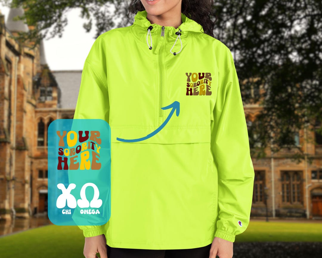 Custom Windbreaker Jacket Personalized Waterproof Raincoat With Hoodie ...