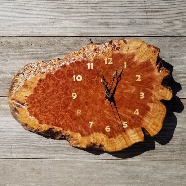 Handmade Wood Clock - Etsy