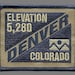 Denver Colorado Patch CO Patch Elevation 5280 Colorado | Etsy