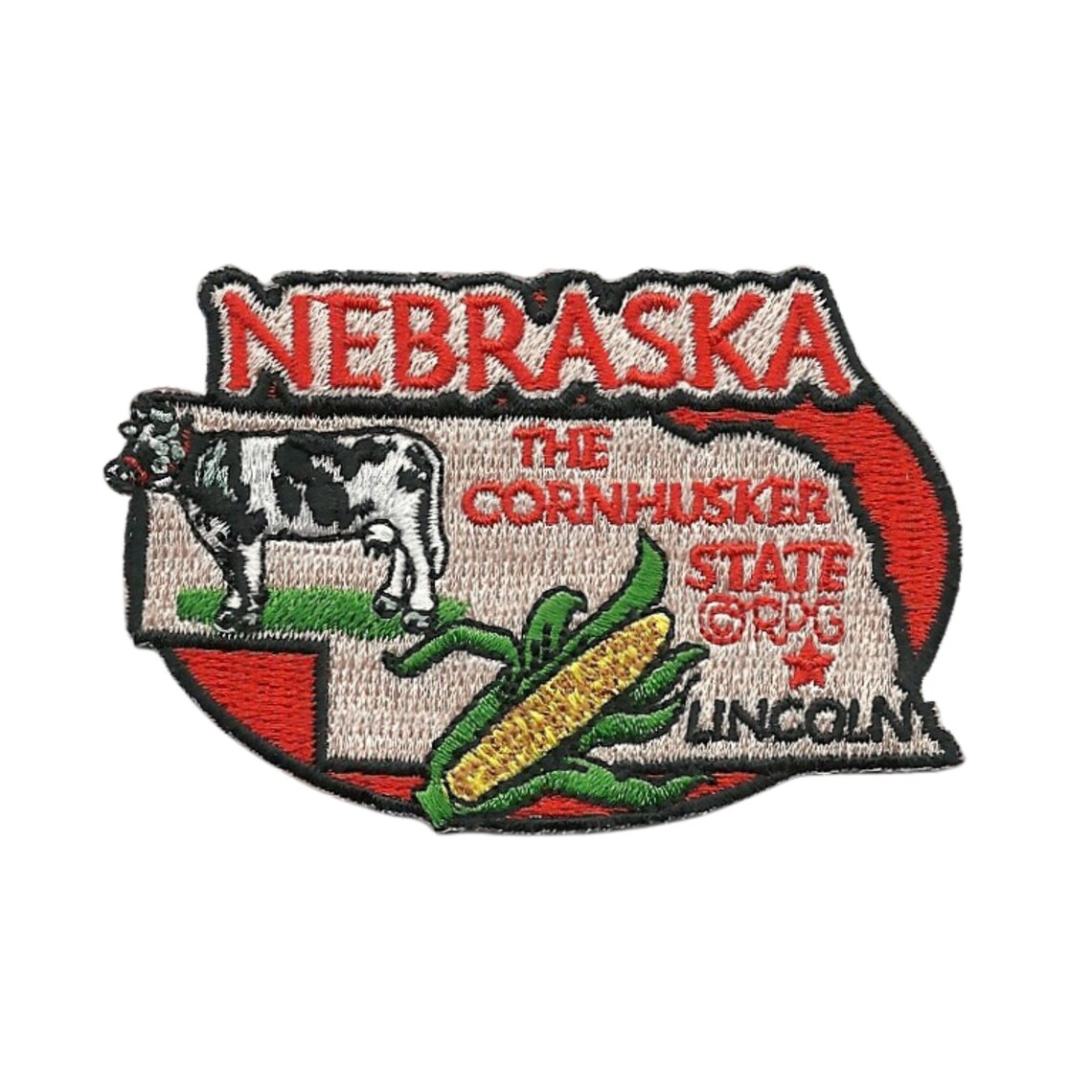 Nebraska Patch – NE State Travel Patch Souvenir Applique 3" Iron on the ...