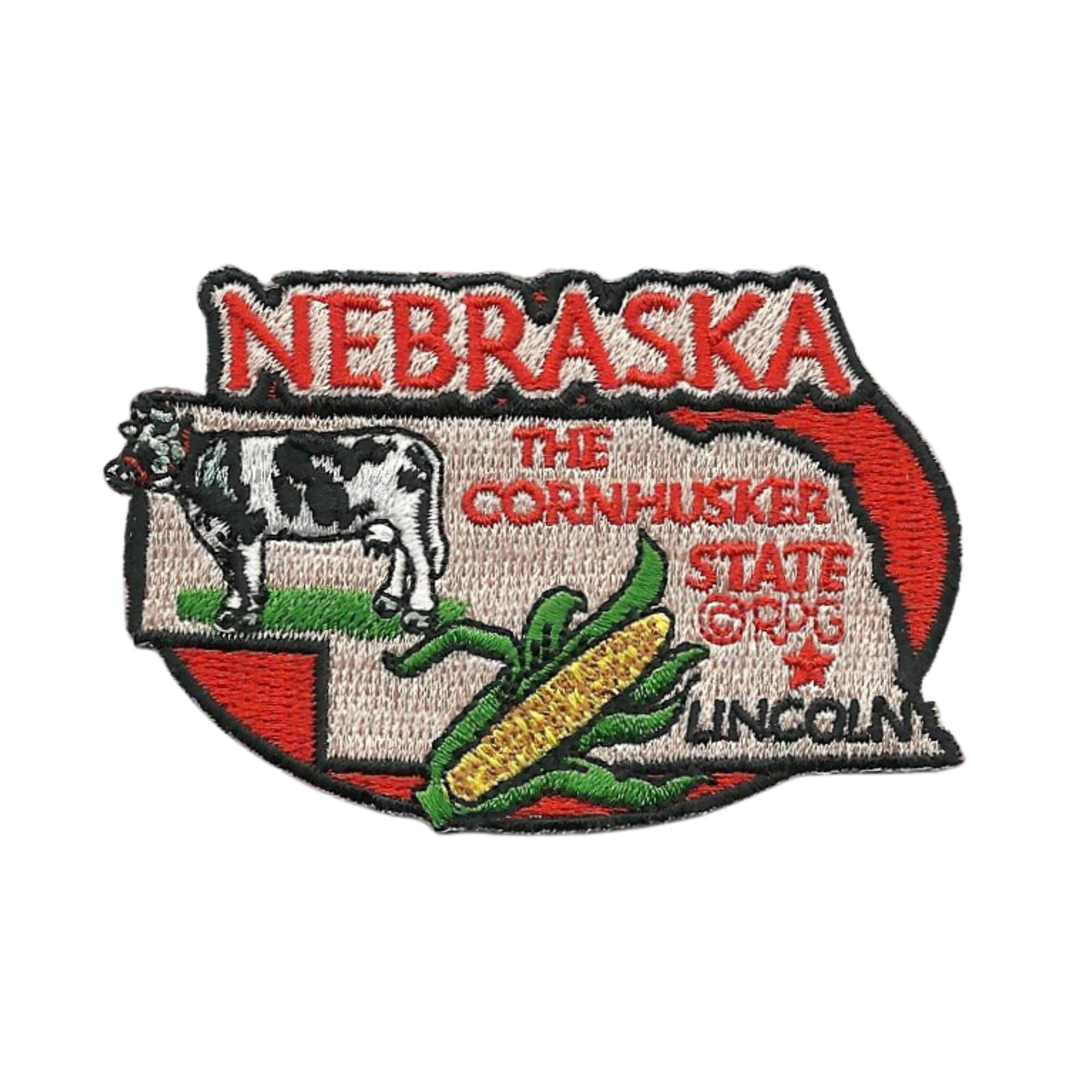 Nebraska Patch – NE State Travel Patch Souvenir Applique 3" Iron on the ...