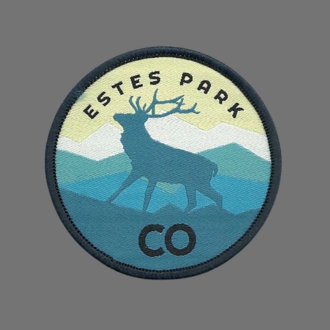 Colorado Patch – Estes Park Colorado Souvenir – Travel Iron on Applique ...