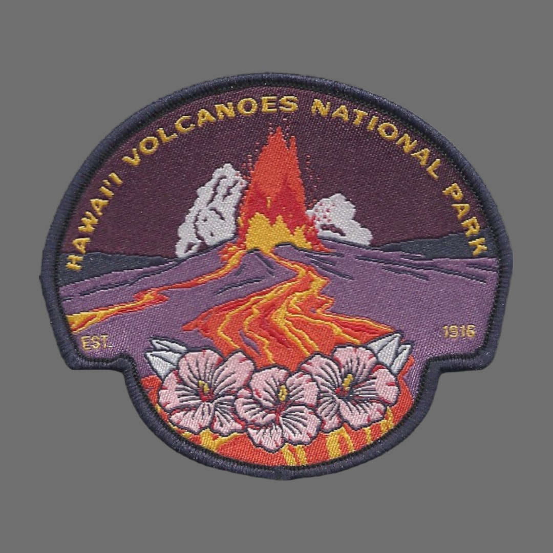 Hawaii Patch – Hawaii Volcanoes National Park - Travel Patch – Souvenir ...