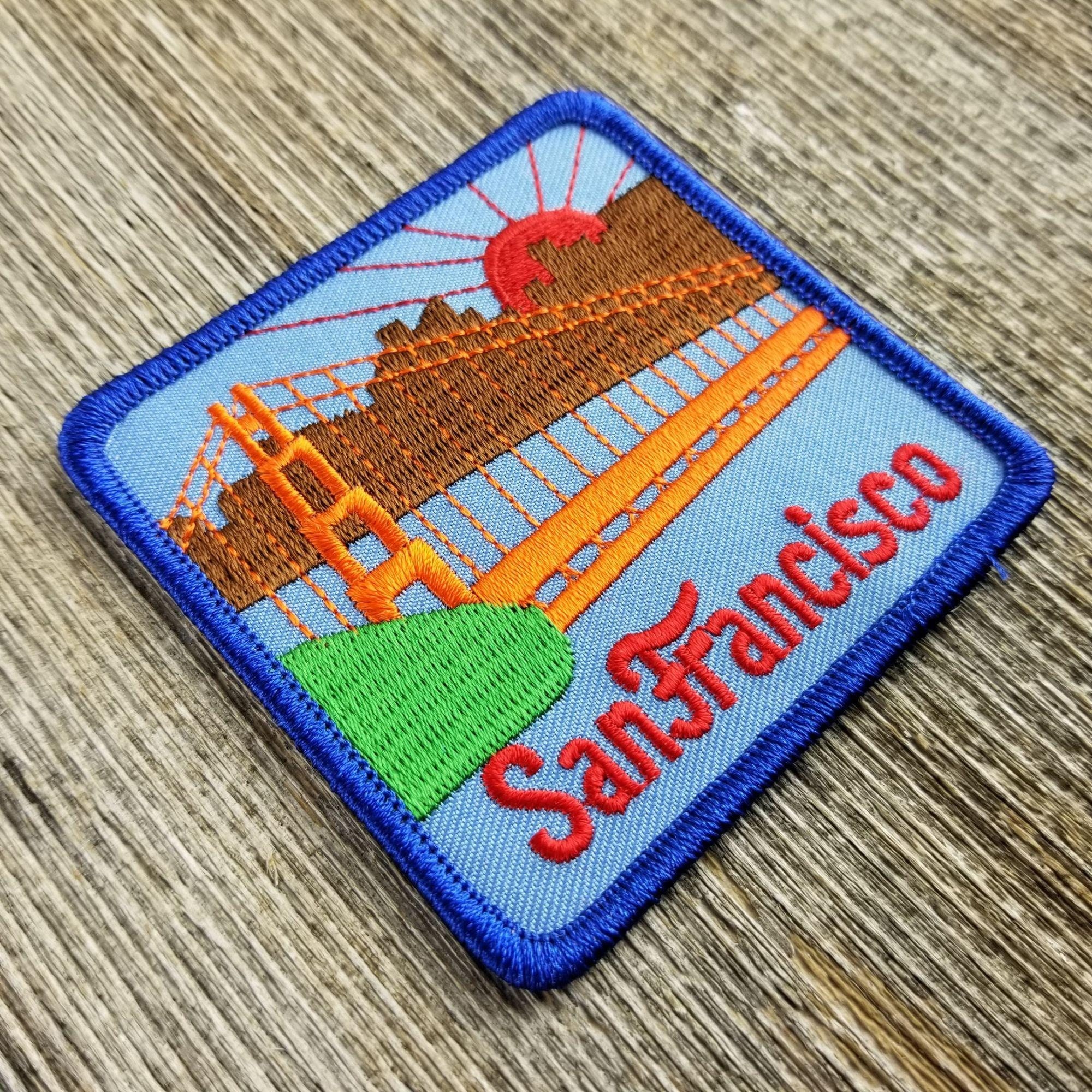 San Francisco Patch Skyline Golden Gate Bridge - Etsy