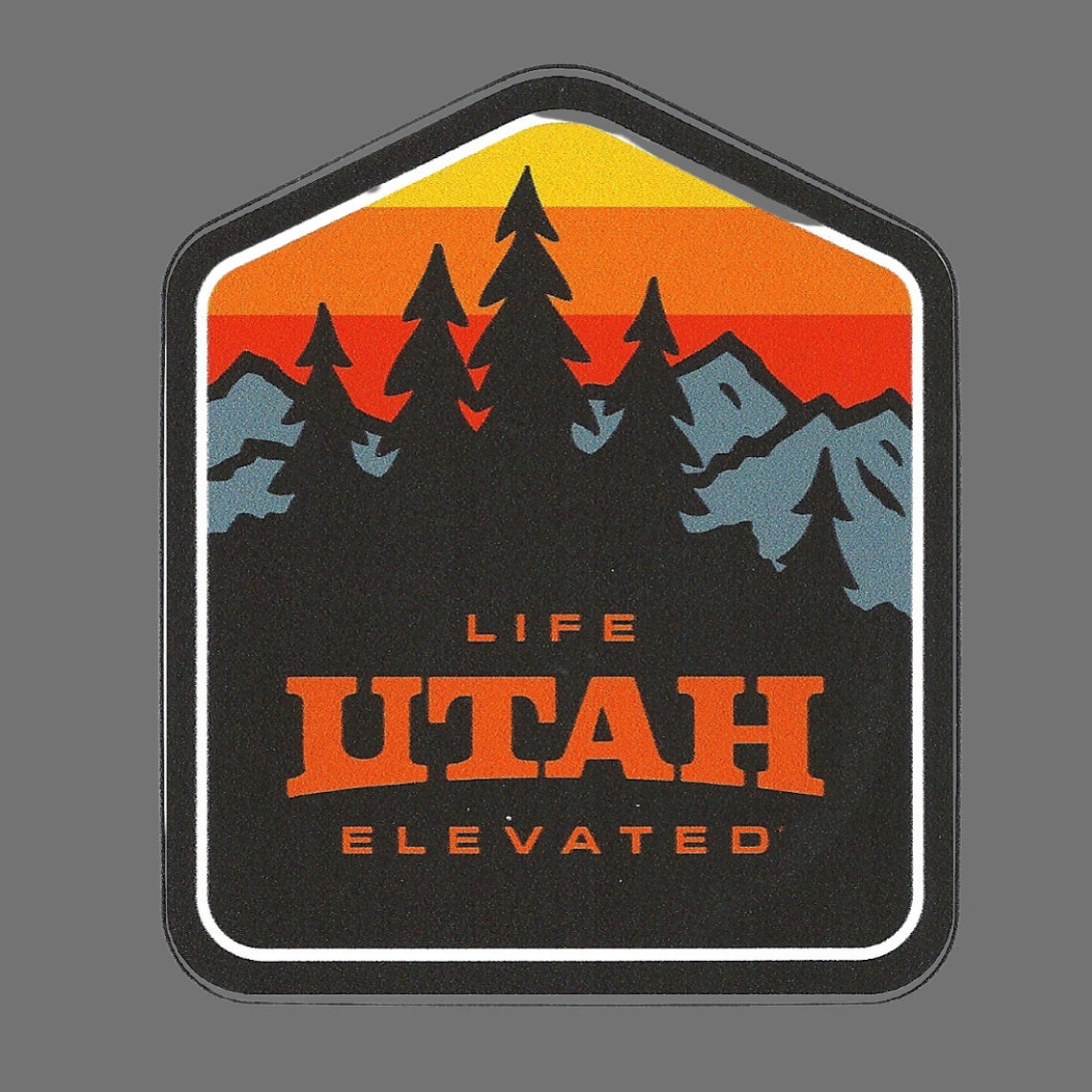 Utah Decal Life Elevated Travel Sticker UT Souvenir - Etsy