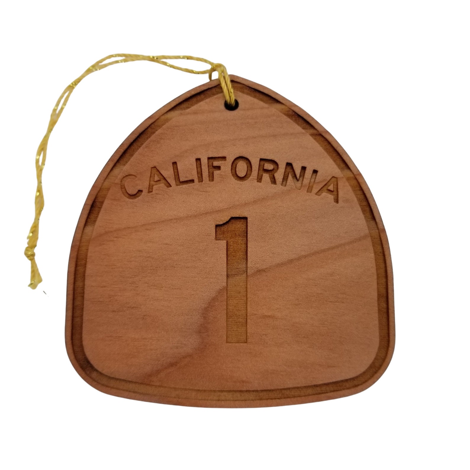 California 1 Ornament US Hwy Highway Road Sign Wood Ornament - Etsy