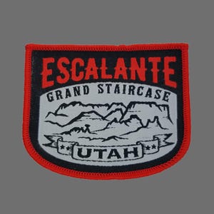 Utah Patch – UT Escalante Grand Staircase - Travel Patch – Souvenir Patch – Embellishment ...