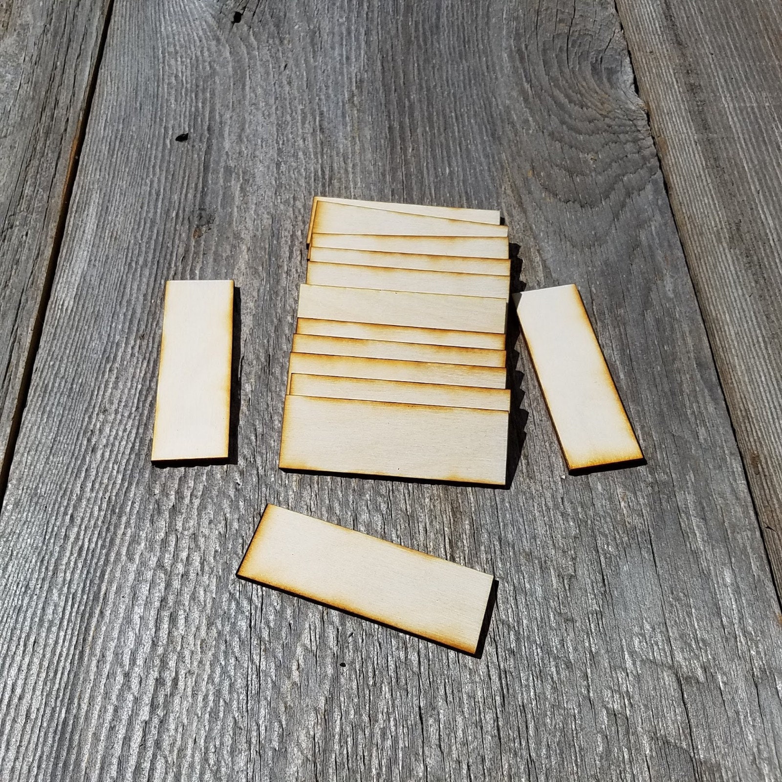 Wood Cutout Rectangles 3 Inch Unfinished Wood Lot of 12 - Etsy