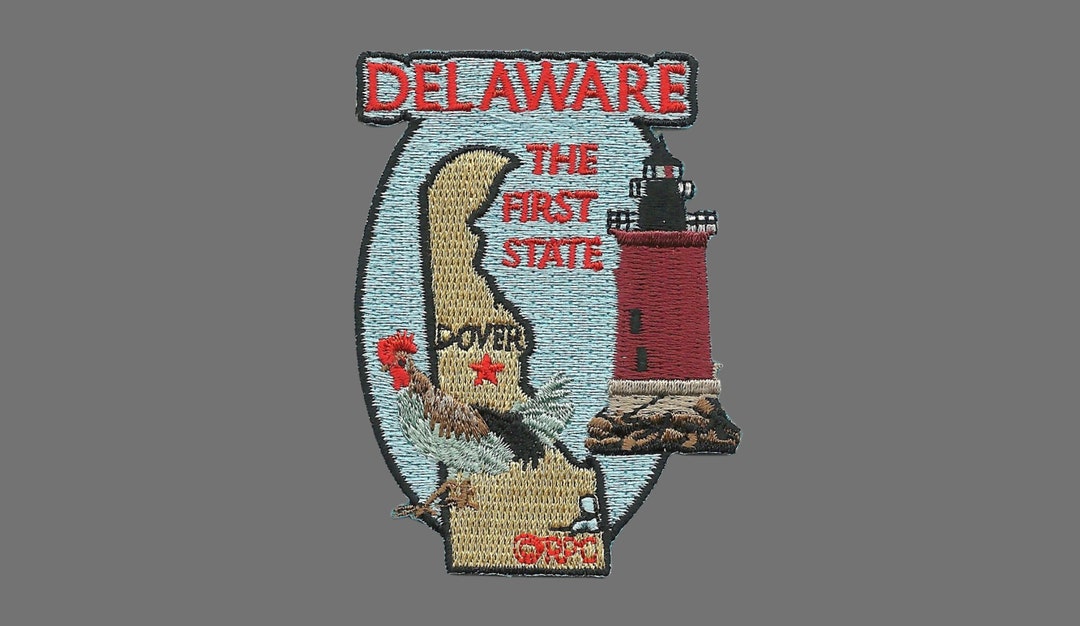 Delaware Patch State Travel Patch DE Souvenir Verzierung - Etsy Österreich