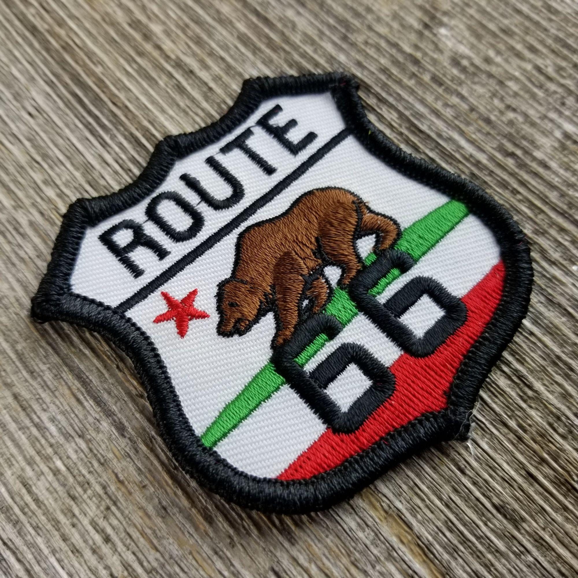 California Patch Route 66 California Flag Bear Road Sign | Etsy