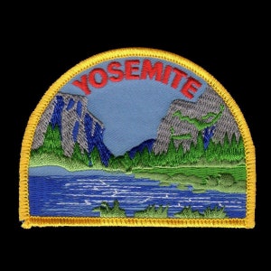 Yosemite Iron on Patch - Half Dome El Capitan - Travel Patch Yosemite ...