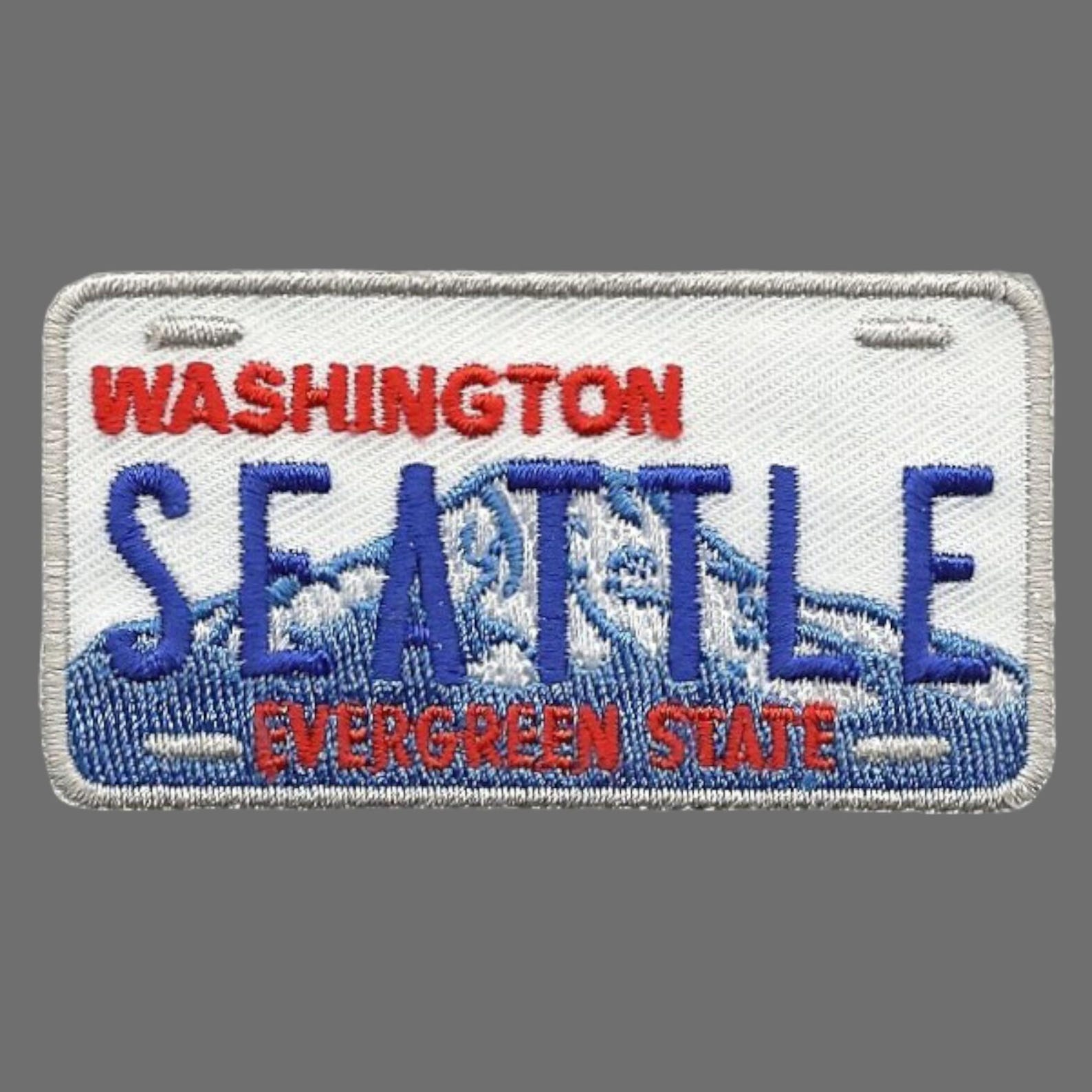 Seattle Patch – the Evergreen State – WA License Plate Washington Patch ...
