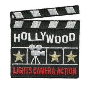 Hollywood Patch – Movie Clapper Travel Patch Iron on – California ...