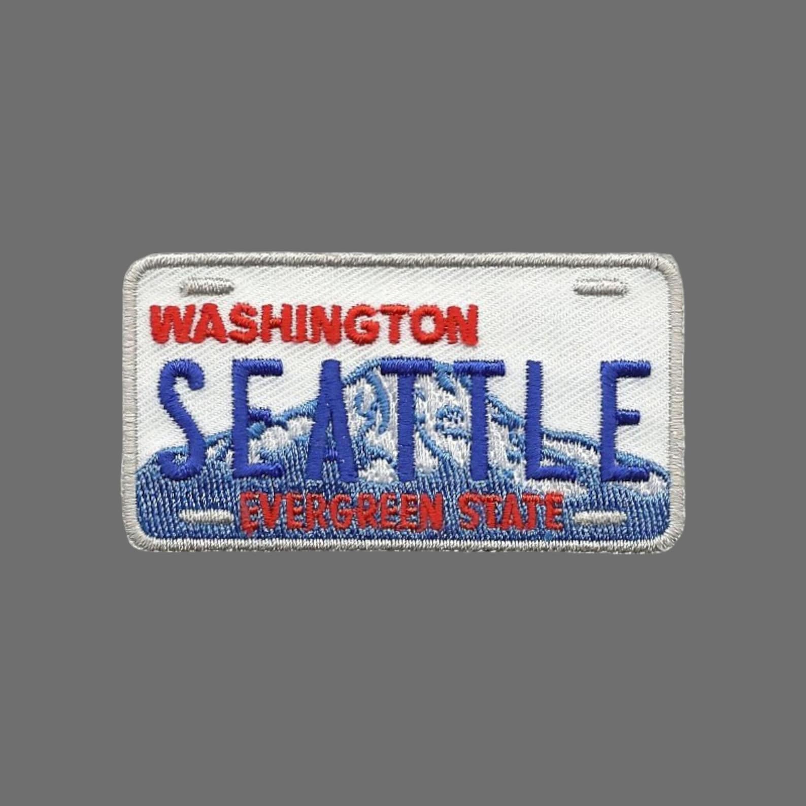 Seattle Patch – the Evergreen State – WA License Plate Washington Patch ...