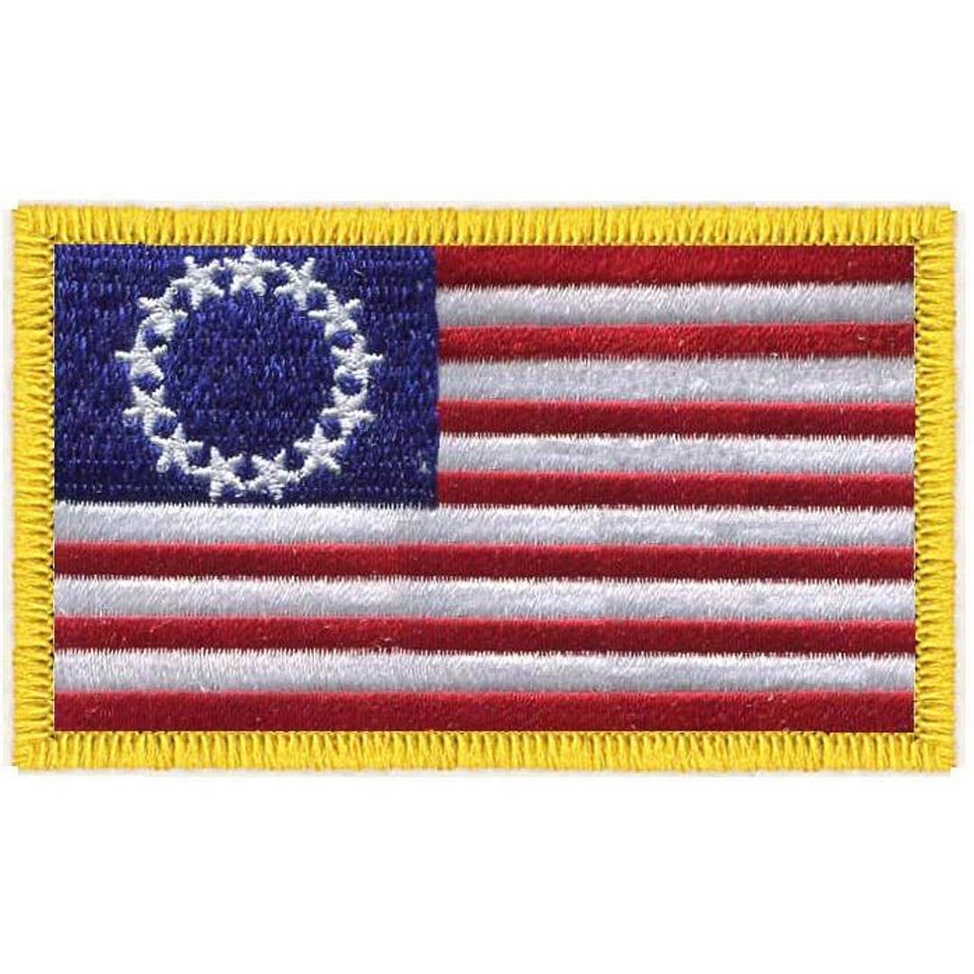 Betsy Ross First US Flag Souvenir Embroidered Patch Iron On - Etsy