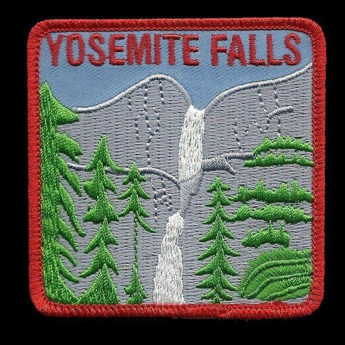 California Patch Yosemite National Park Yosemite Falls - Etsy