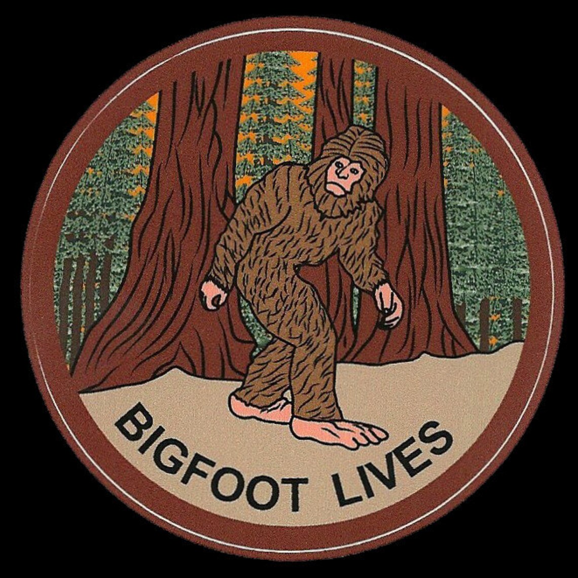 Bigfoot Decal Bigfoot Sticker Sasquatch Souvenir Bigfoot - Etsy