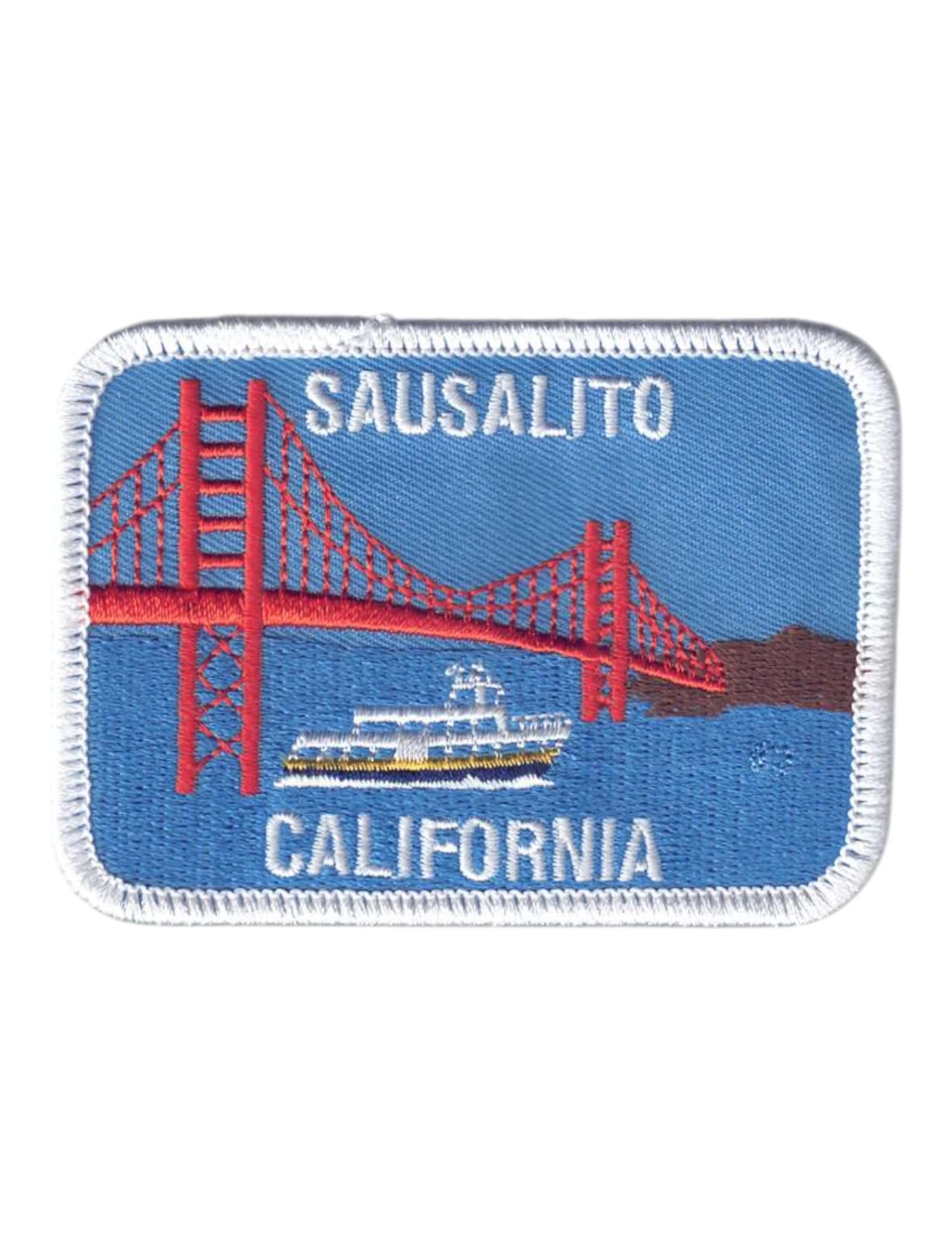 Sausalito California Iron on Patch – Golden Gate Bridge – Ferry ...
