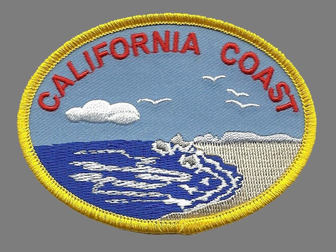 California Patch – California Beach – Ocean Coast California Souvenir ...