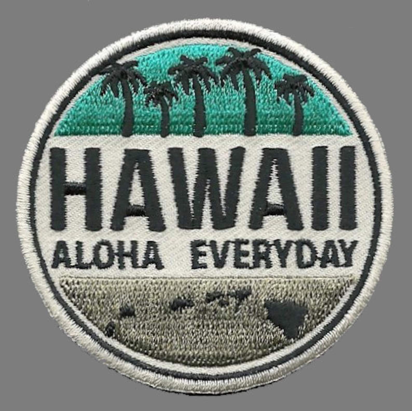Hawaii Patch HI Souvenir Aloha Everyday Travel Patch Iron | Etsy