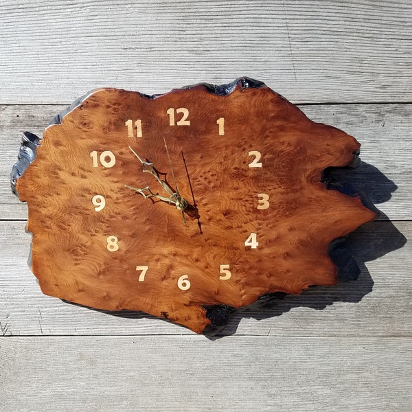 Handmade Wood Clock - Etsy