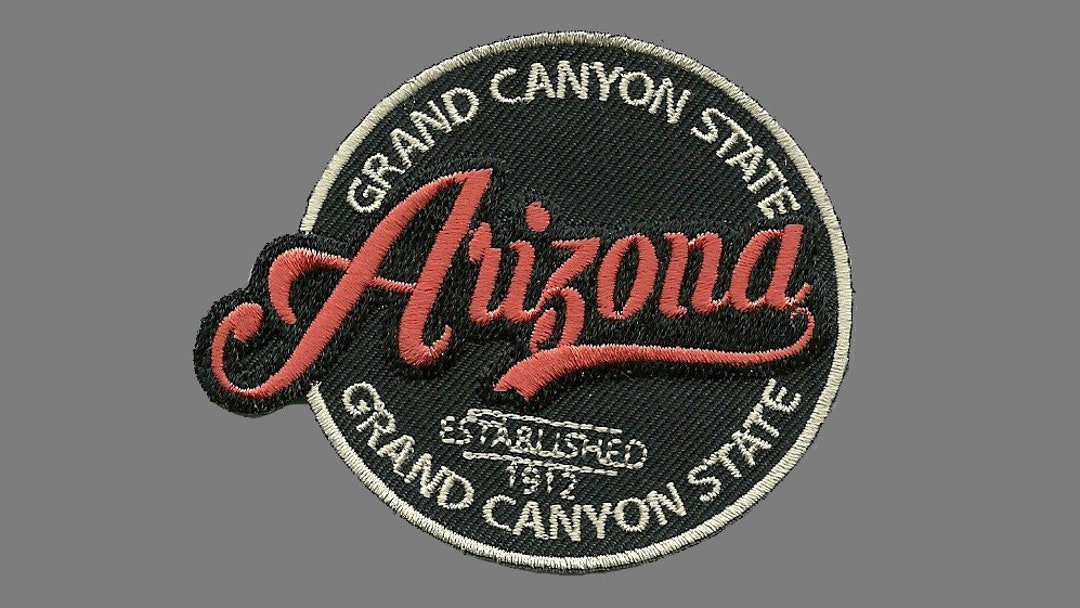 Arizona Patch Grand Canyon State Travel Patch AZ Souvenir Embellishment ...