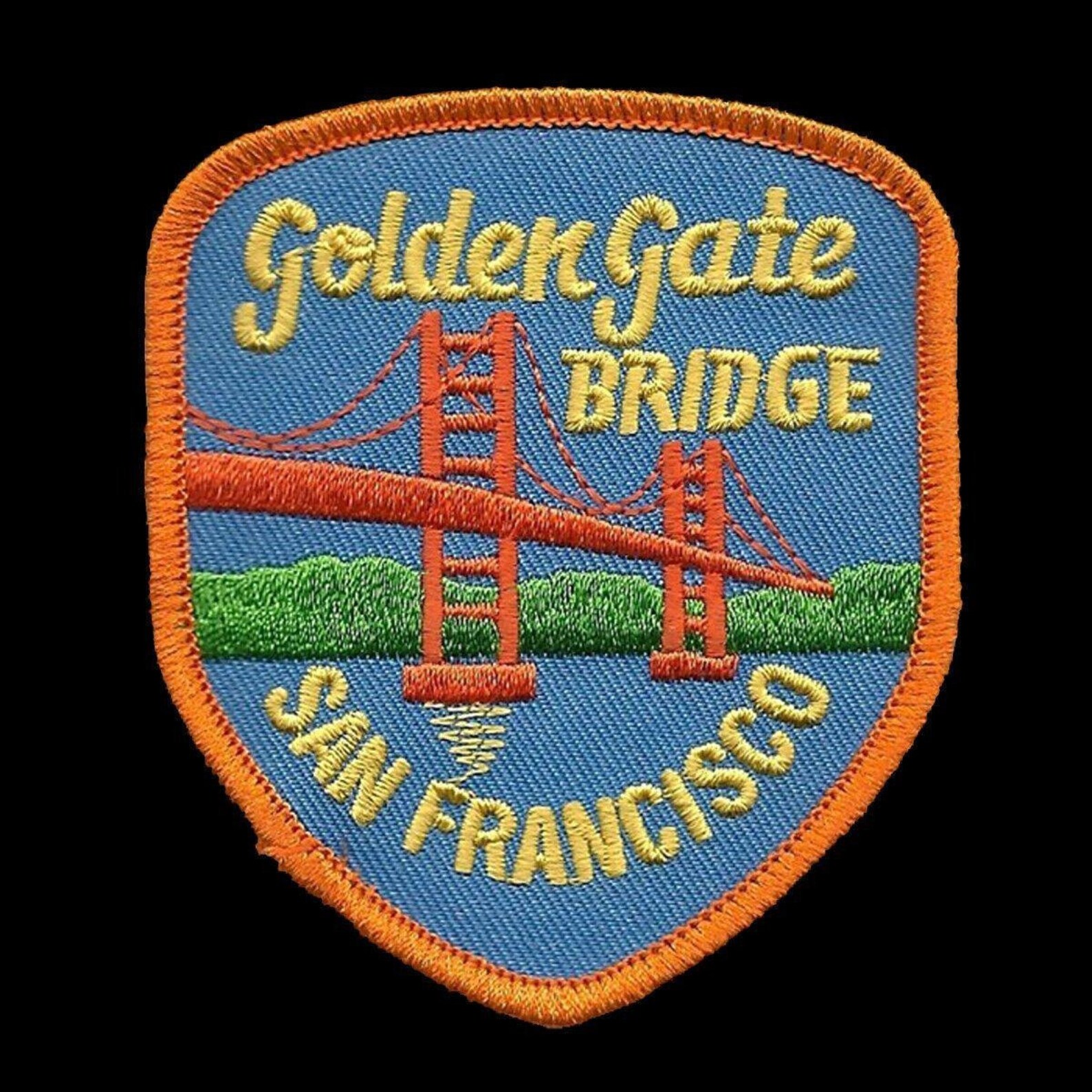 Golden Gate Bridge Patch Iron on San Francisco Souvenir - Etsy