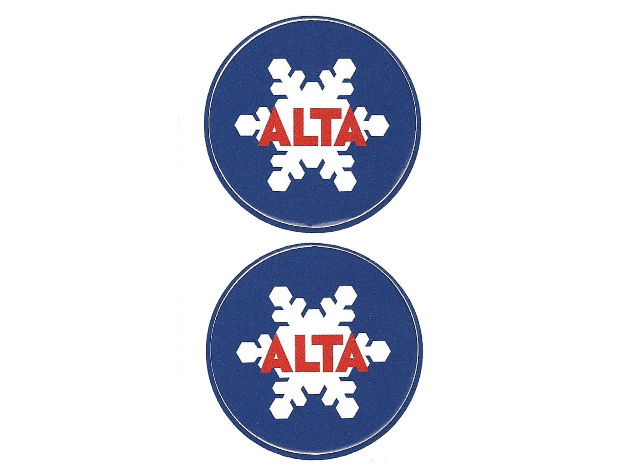 Utah Decals – Alta UT Ski Area - Resort Logo - Travel Sticker X2 ...