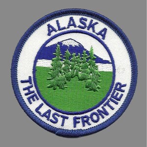 Alaska Patch – the Last Frontier – Trees – Forest Alaska Souvenir ...