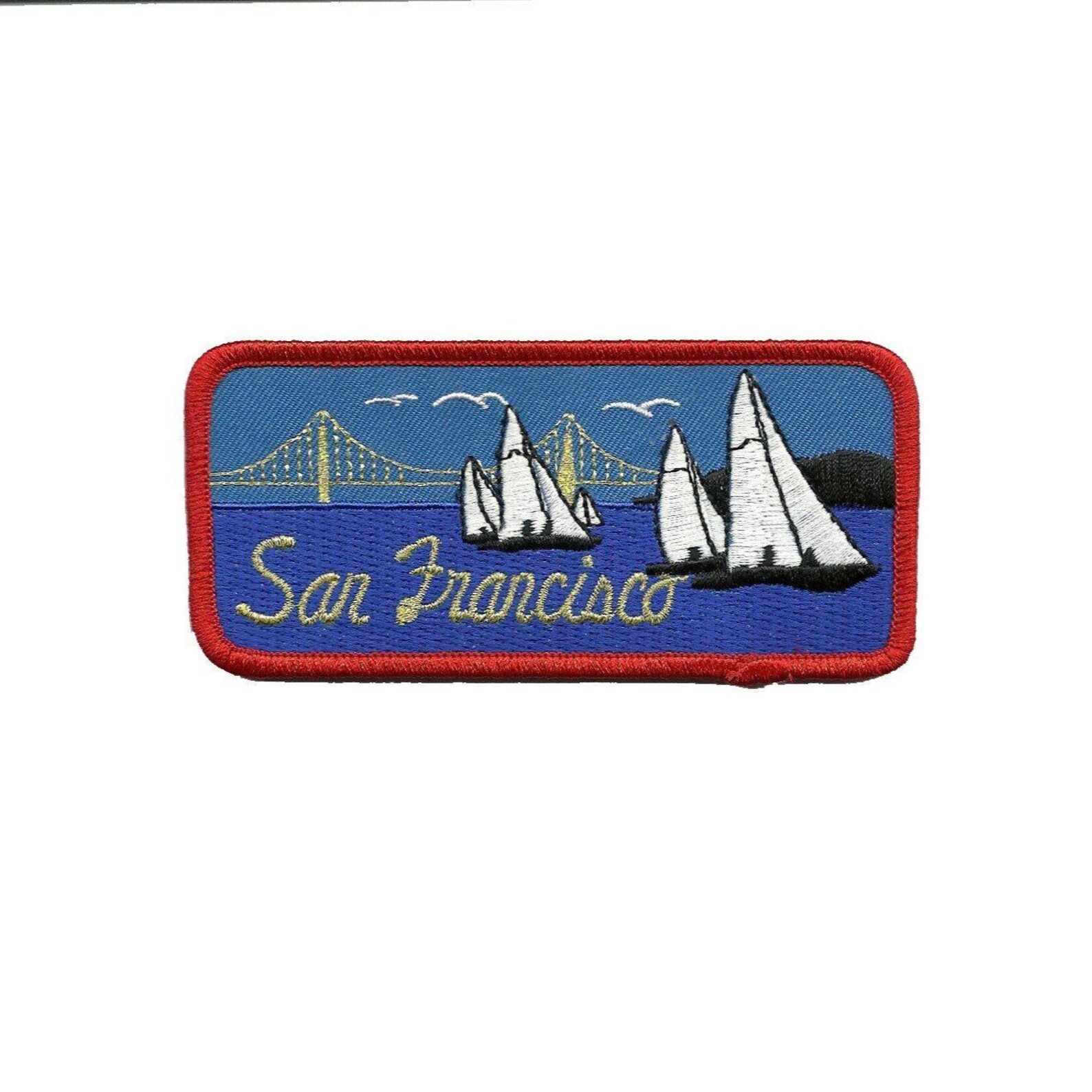 San Francisco Patch – Golden Gate Bridge – California Souvenir – Iron ...