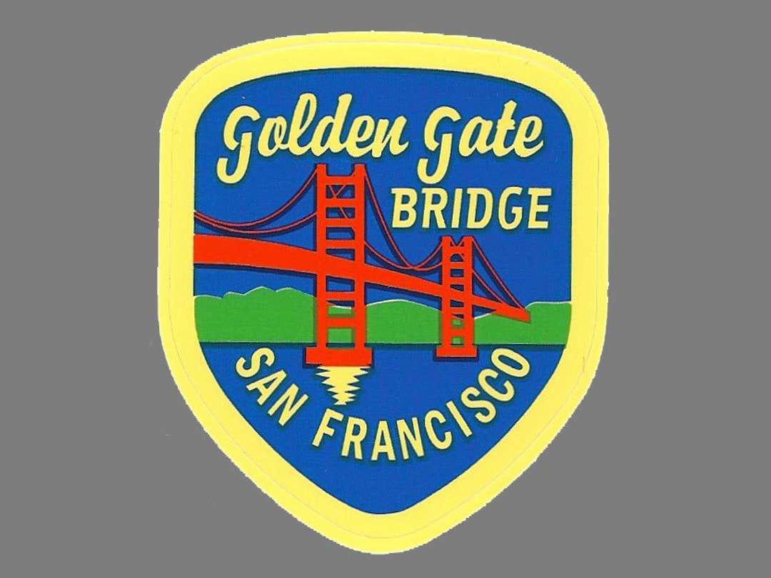 Golden Gate Bridge Decal – Sticker – Souvenir – Travel Sticker 2.75 ...