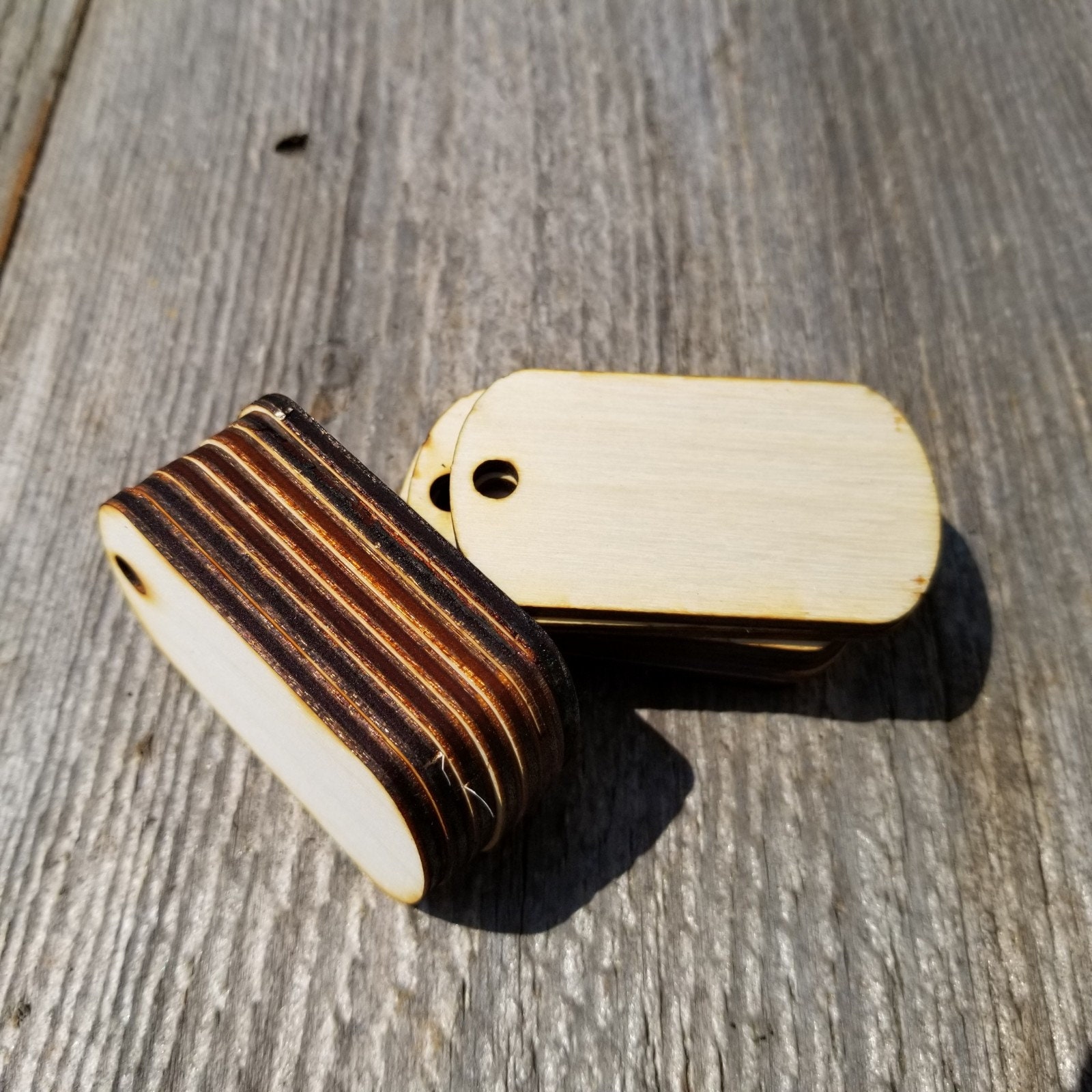 Dog Tag Blanks 2 Inch Wood Cutout Unfinished Wood Lot of - Etsy