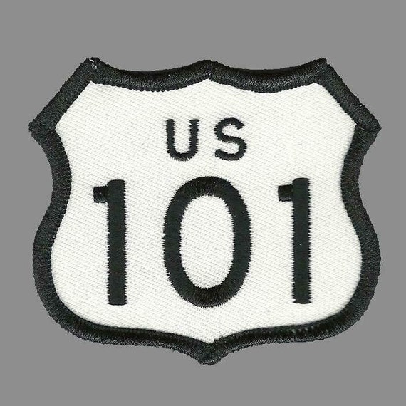 US 101 Highway Sign Patch Iron on Souvenir Road Sign | Etsy
