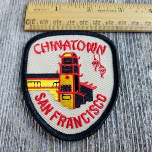 San Francisco Patch – China Town – California Patch Souvenir Iron on SF ...
