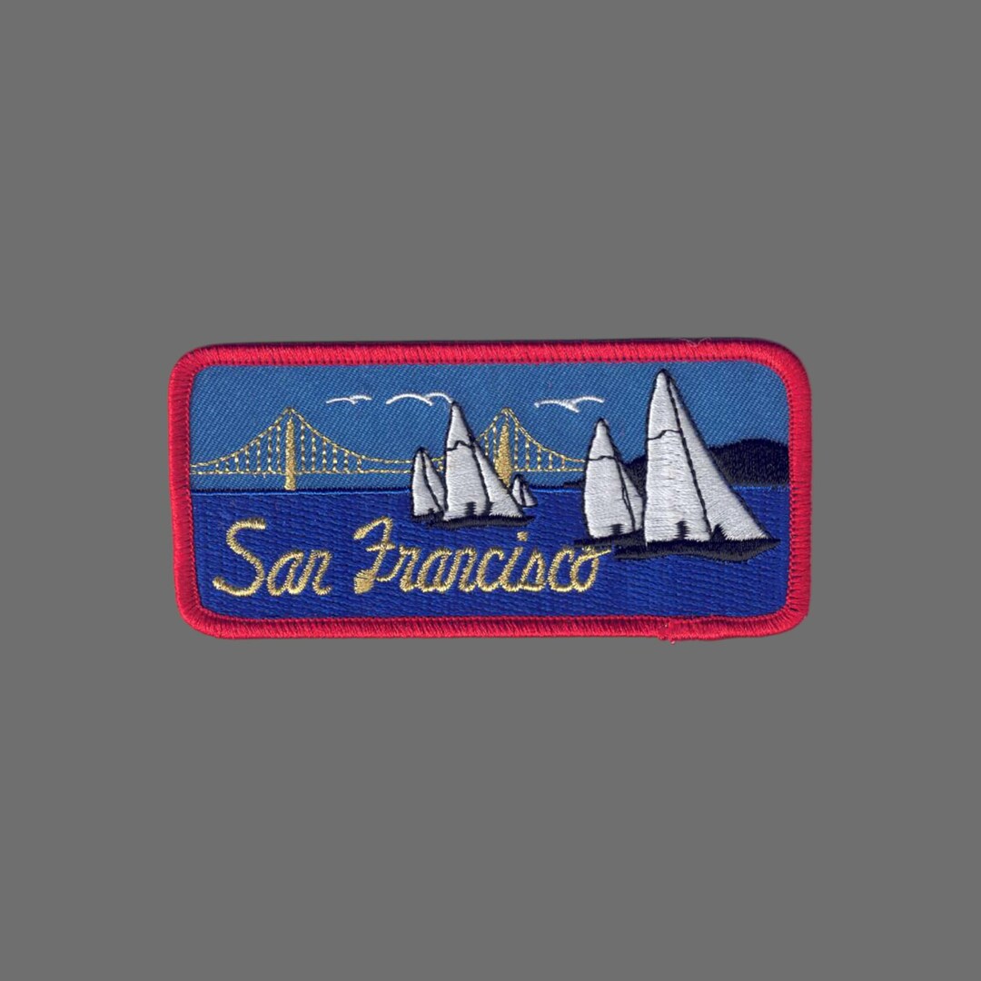 San Francisco Patch – Golden Gate Bridge – California Souvenir – Iron ...