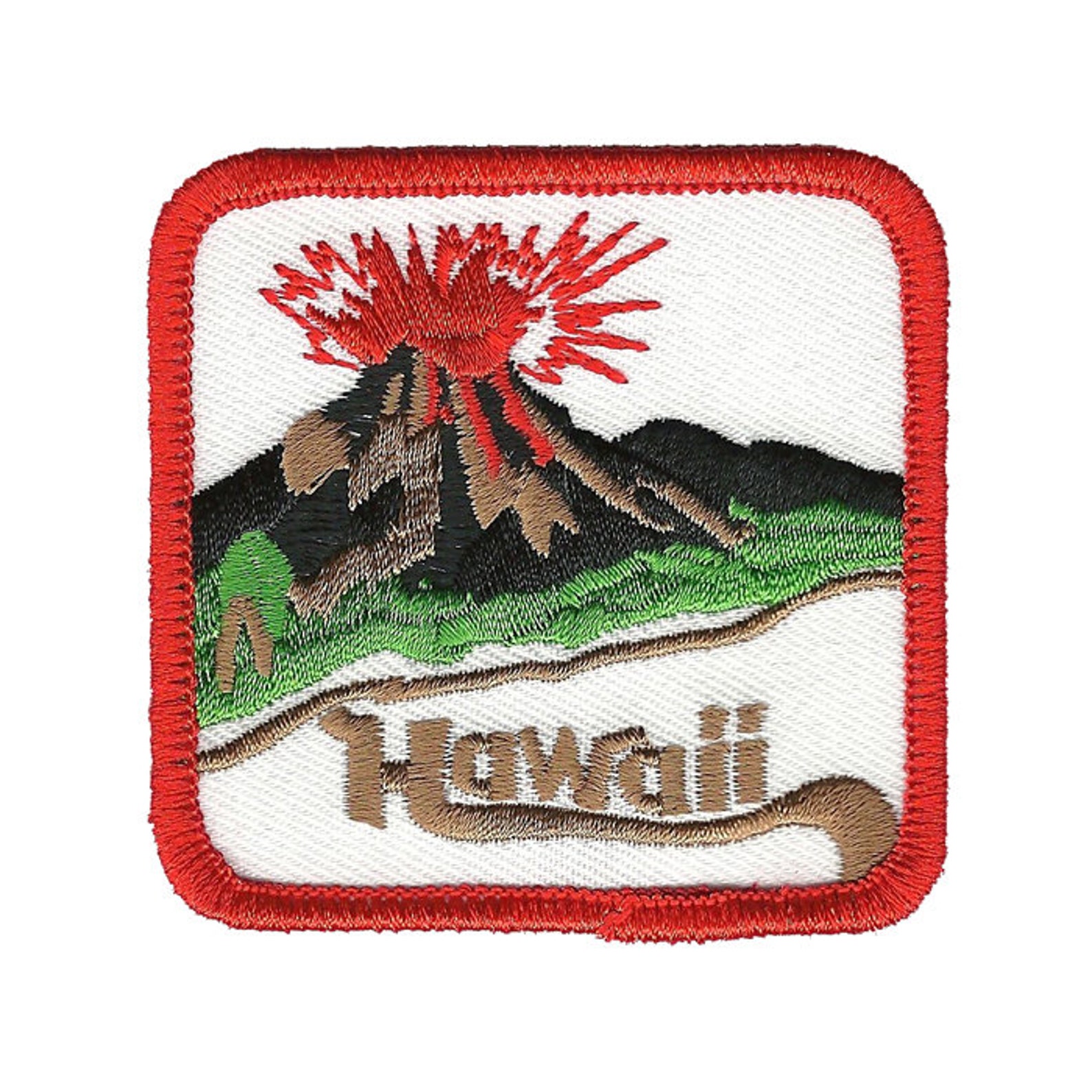 Hawaii Patch Iron On Hawaiian Islands Hawaii Volcano | Etsy