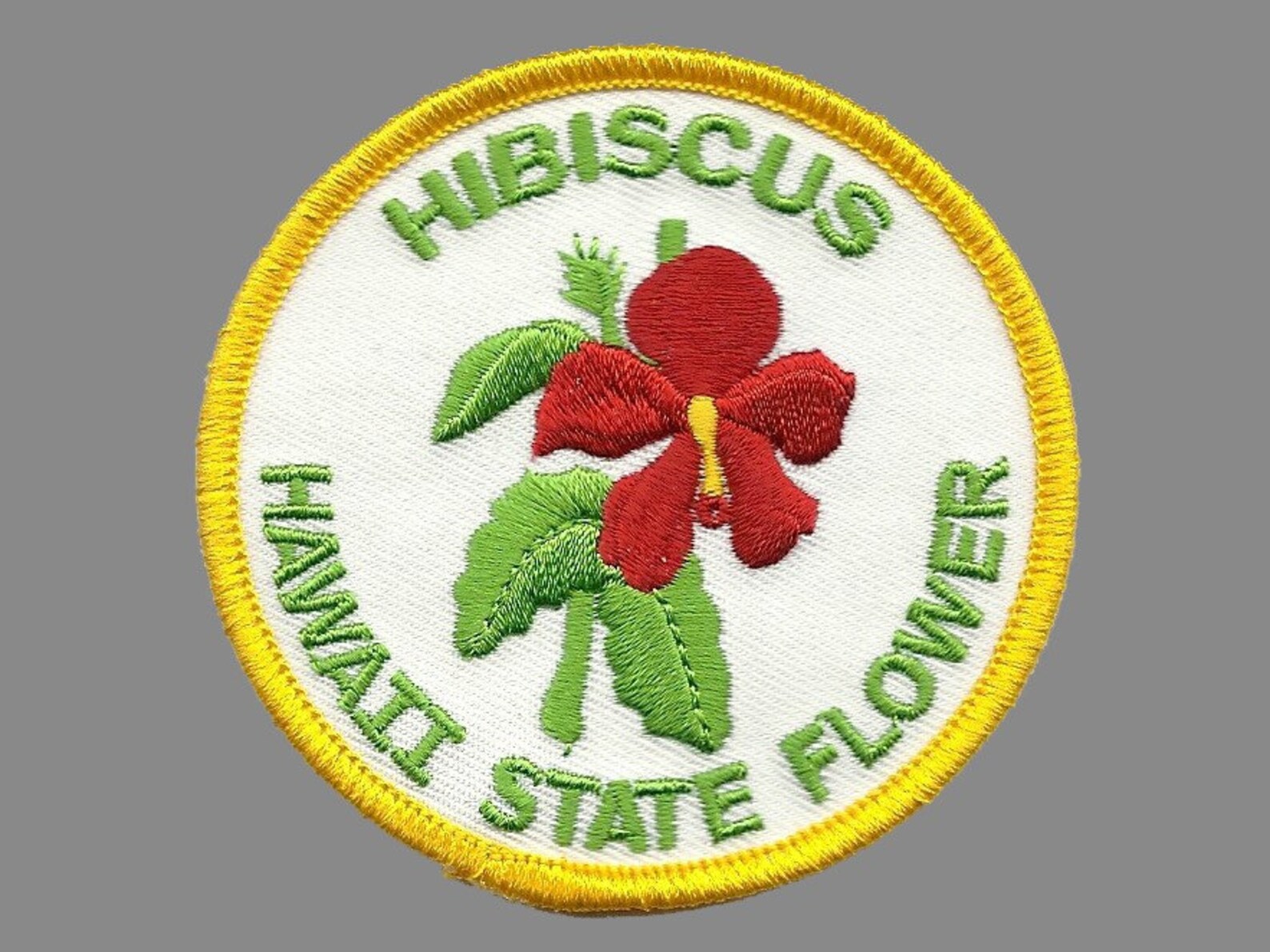 Hawaii Patch State Flower Hibiscus Travel Patch Hawaii | Etsy
