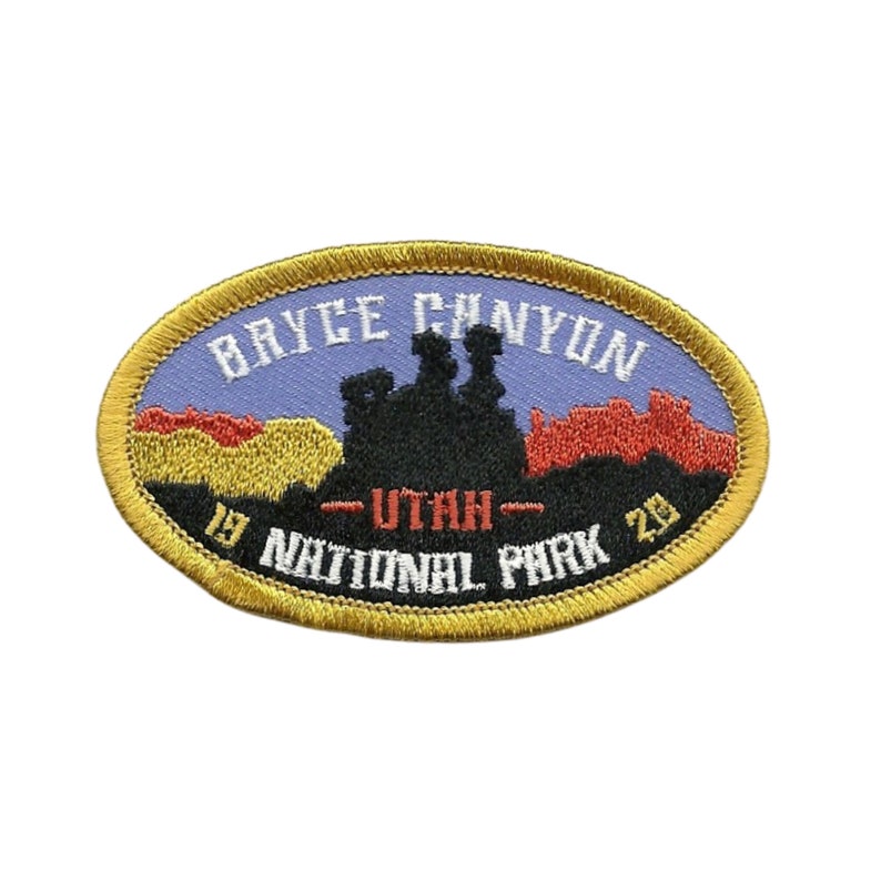 Bryce Canyon National Park – Utah Travel Patch Iron on – UT Souvenir ...