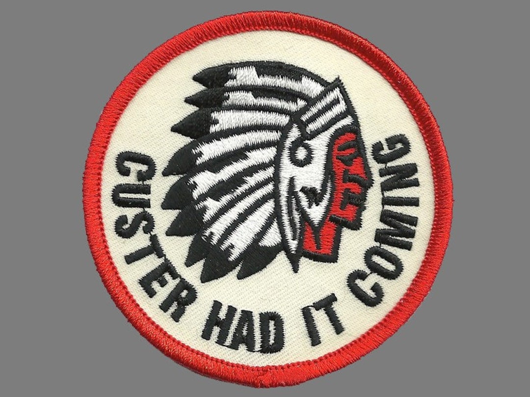 Custer Had It Coming Patch Iron on Headdress 3″ Circle - Etsy