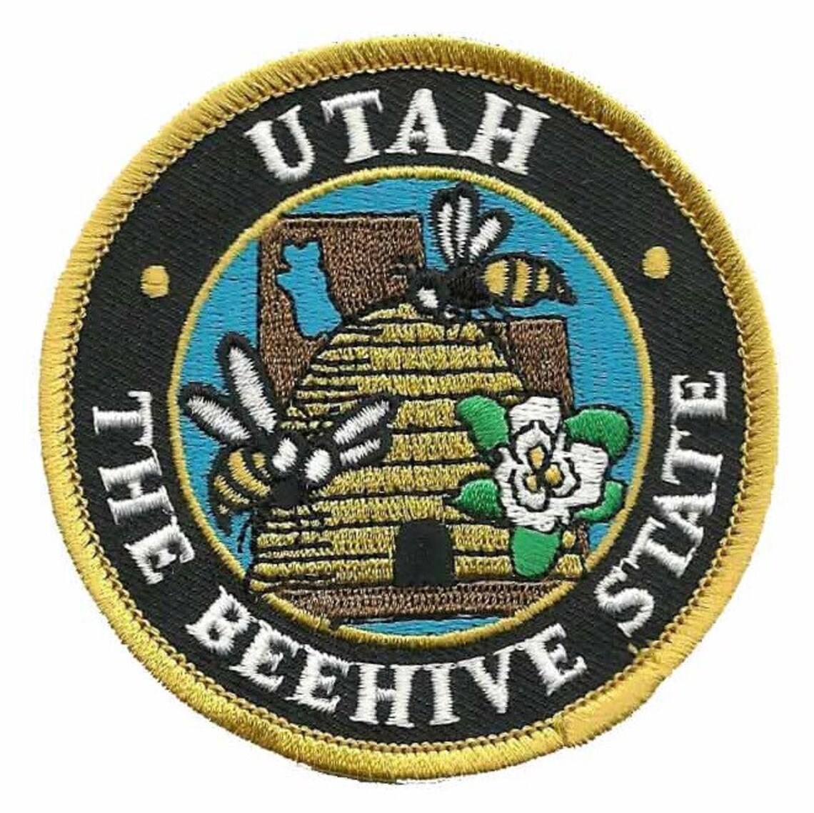 Utah Patch – Utah Beehive State - Travel Patch Iron on – UT Souvenir ...